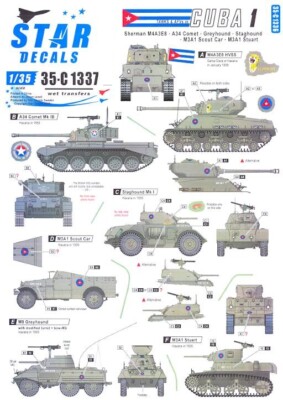 Star Decals 1/35 TANKS & AFVs in CUBA Part 1 | eBay