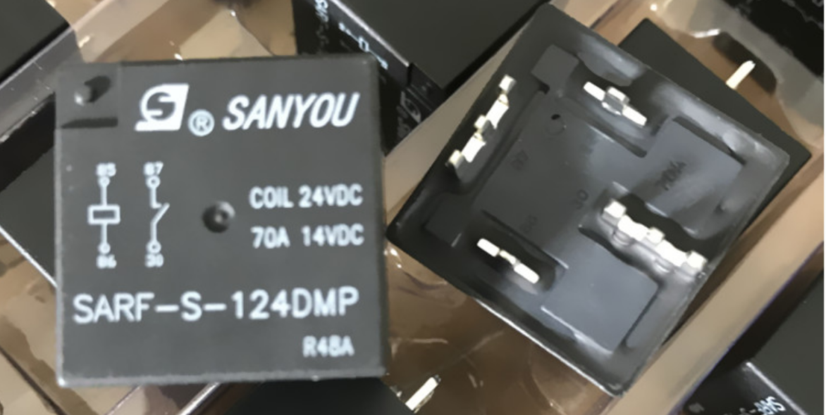 1PCS Automotive Relay Sanyou SARF-S-124DMP 24VDC 70A 4pin | eBay