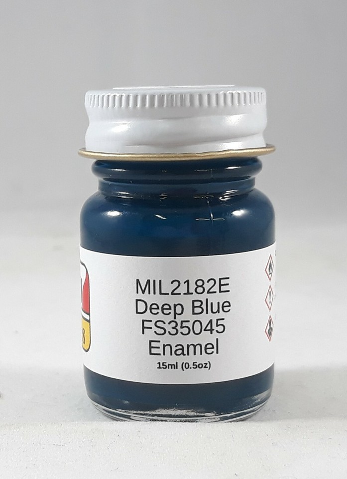MCW Finishes MIL2182E FS35045 Deep Blue Enamel Model Paint for Military ...