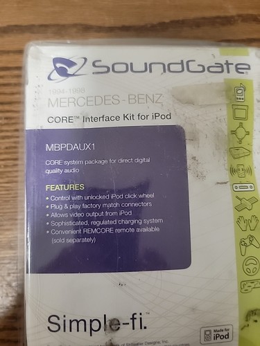 SoundGate Signal Switching Input Interface Kit For Ipod 94-98 Mercedes ...