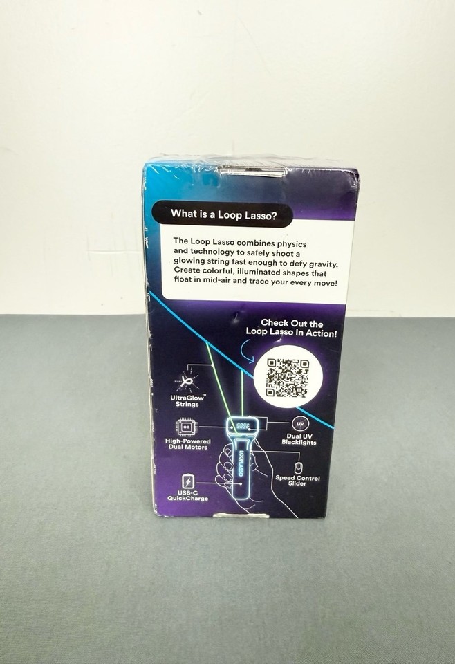 Loop Lasso Nano The Original Glow-in-The-Dark String Shooter Toy Bend ...