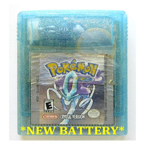 Pokemon Crystal Version * New Save Battery * (Nintendo Game Boy Color ...