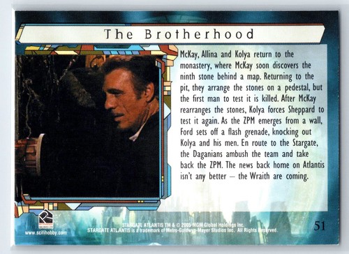 2005 Rittenhouse Stargate Atlantis Season 1 McKay, Allina and Kolya ...