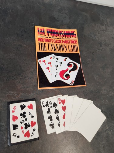(LOT 446) Closeup Magic Trick The Unknown Card By Nick Trost | eBay