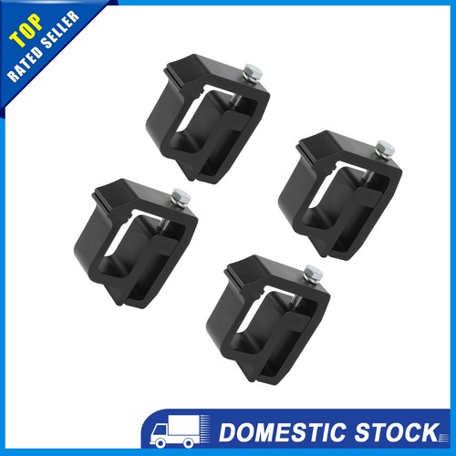 Pack of 4 Black Universal Car Cap Camper Shell Mounting Clamps Brackets ...