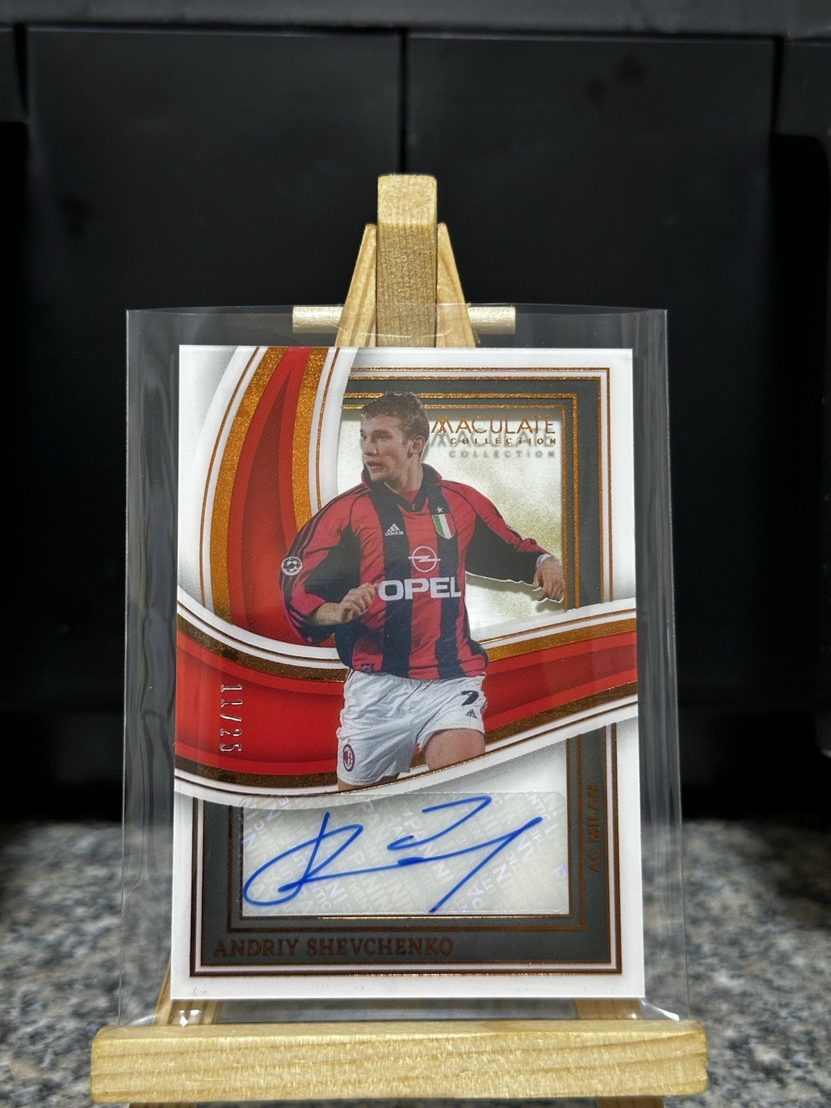 2023-24 Panini Immaculate Soccer Andriy Shevchenko /25 Shadowbox ...