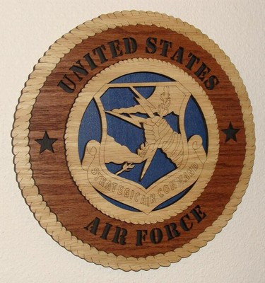 US Air Force Strategic Air Command Laser Cut 3D Wood Wall Tribute ...
