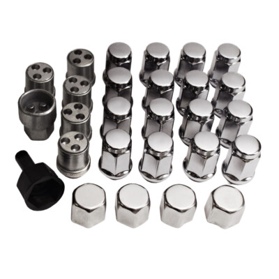 Forged Wheel Nut Kit + Locking Nuts + Spare - Land Rover Defender (1990 ...