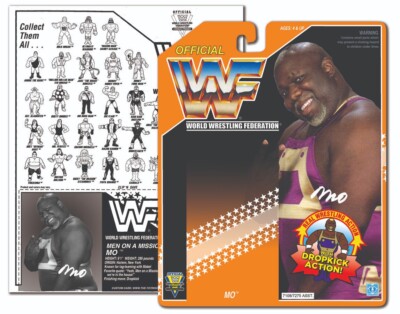 Hasbro WWF MO (ORANGE) Retro Figure Card WWE | eBay