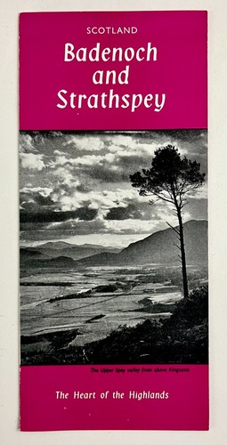 1962 Badenoch Strathspey Scotland Highlands Vintage Travel Brochure ...