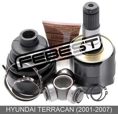 Inner Joint Left 34X34.7X28 For Hyundai Terracan (2001-2007) | eBay ...