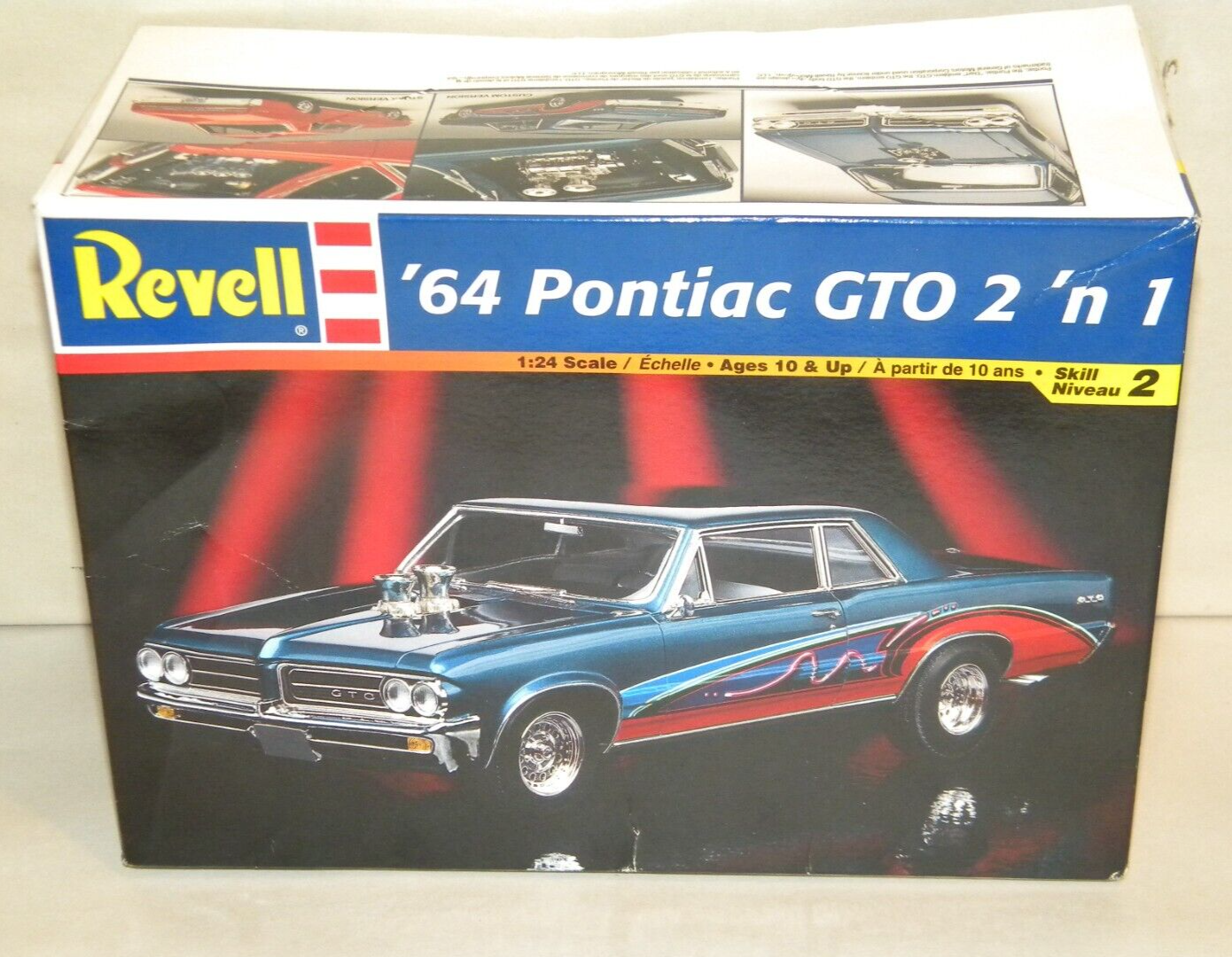 Revell Monogram '64 Pontiac GTO 2 'n 1 85-2461 Model Kit 1:24 | eBay
