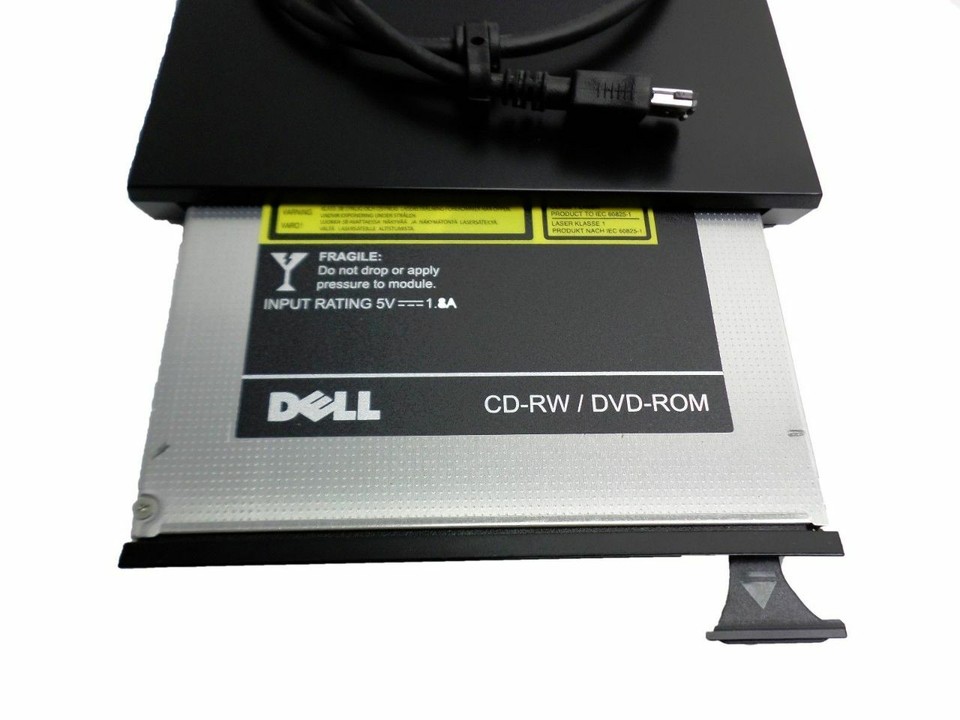 Dell PD02S External Optical Drive Bay eSATA DVD-RW / DVD-ROM w/ Cable ...