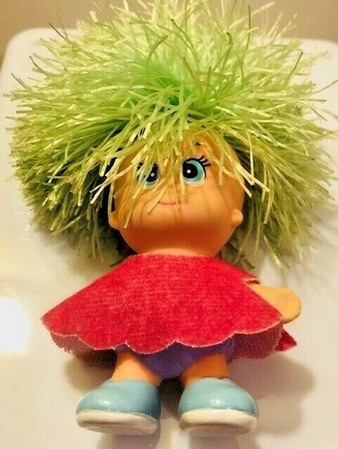 1990's KOOSHIE KOOS DOLL ~ ODDZON HASBRO ~ BABY GIRL GREEN HEAD ...