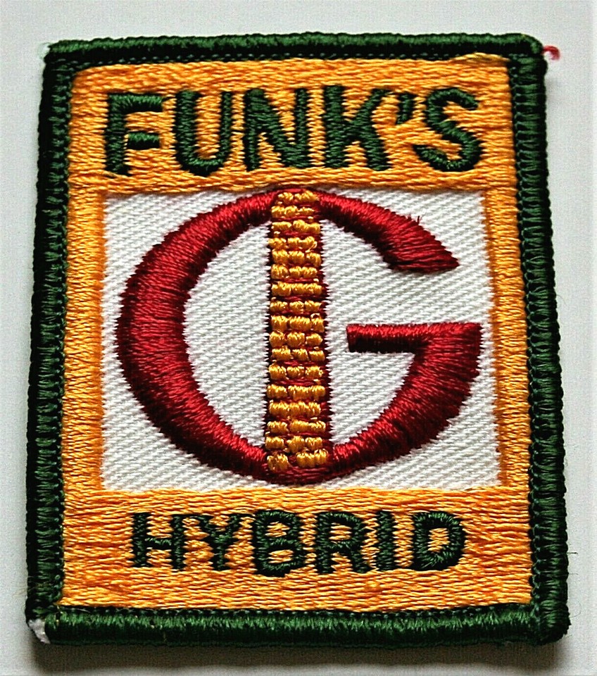 Vintage Funk's Hybrid Seeds Agriculture Farming Cloth Jacket Patch New ...