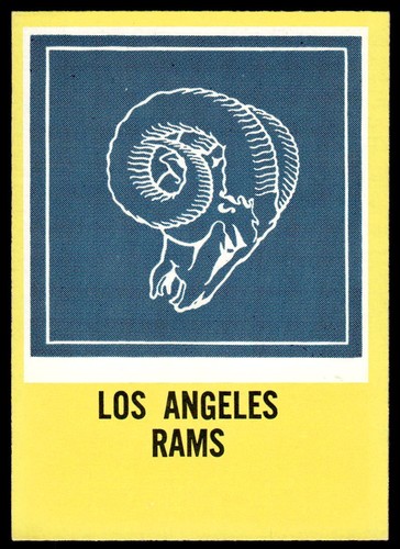 1967 Philadelphia #96 Rams Insignia FOOTBALL Los Angeles Rams | eBay