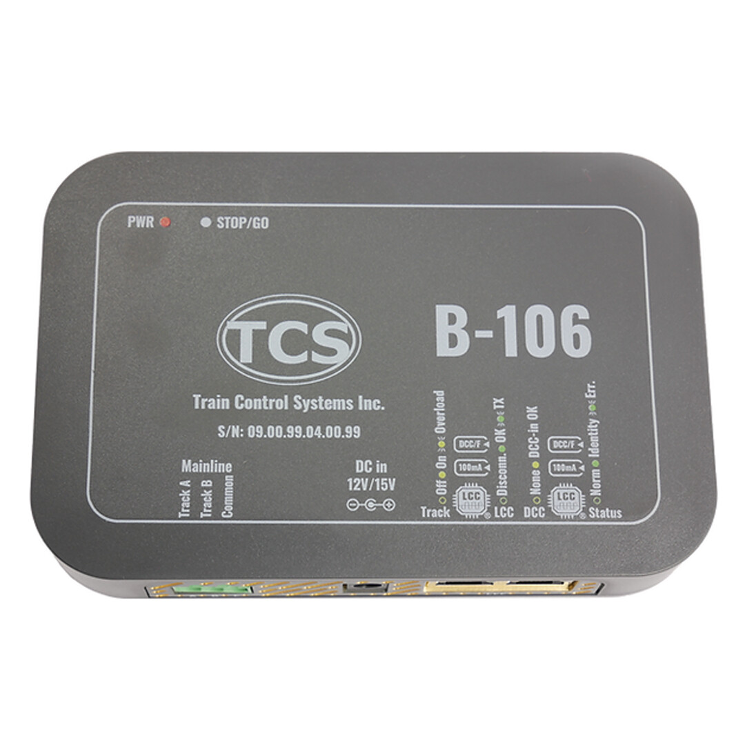 TCS B-106 DCC Auxiliary Booster w/ Layout Command Control (12V) | eBay