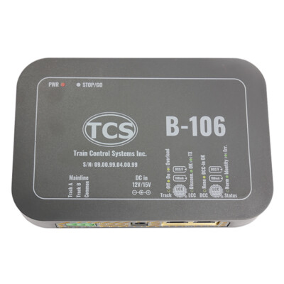 TCS B-106 DCC Auxiliary Booster w/ Layout Command Control (12V) | eBay