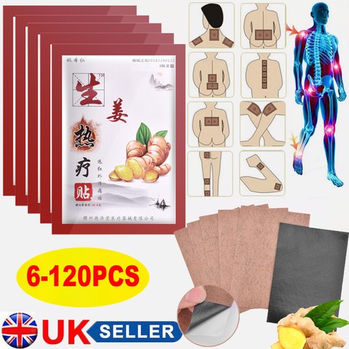 120x Pain Relief Patches DEEP HEAT PLASTERS Pad Muscle Back Aches ...