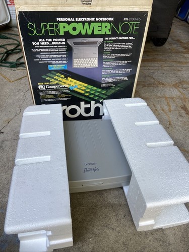 VINTAGE Brother Super PowerNote PN-8500MDSe Laptop Not Workin For Parts ...