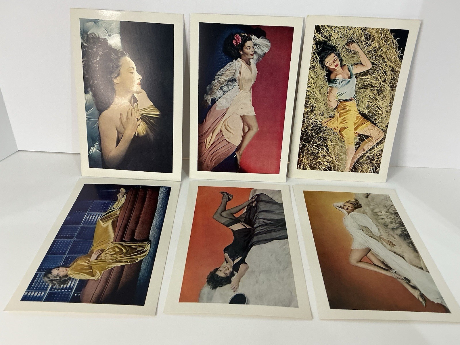 HURRELL GIRLS 6 Esky Post Cards Set # 3 World War 2 postcards ...