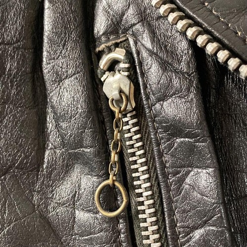 [60s/ Rare] Harley-Davidson Double Rider Jacket with LEN ZIP Black ship ...