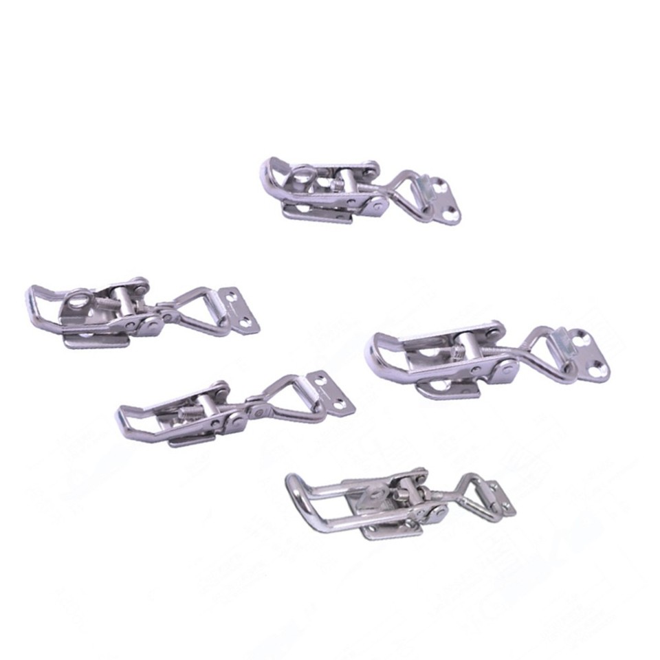 Stainless Steel Lock Metal Toggle Clamp Mechanical Equipment Latch | eBay