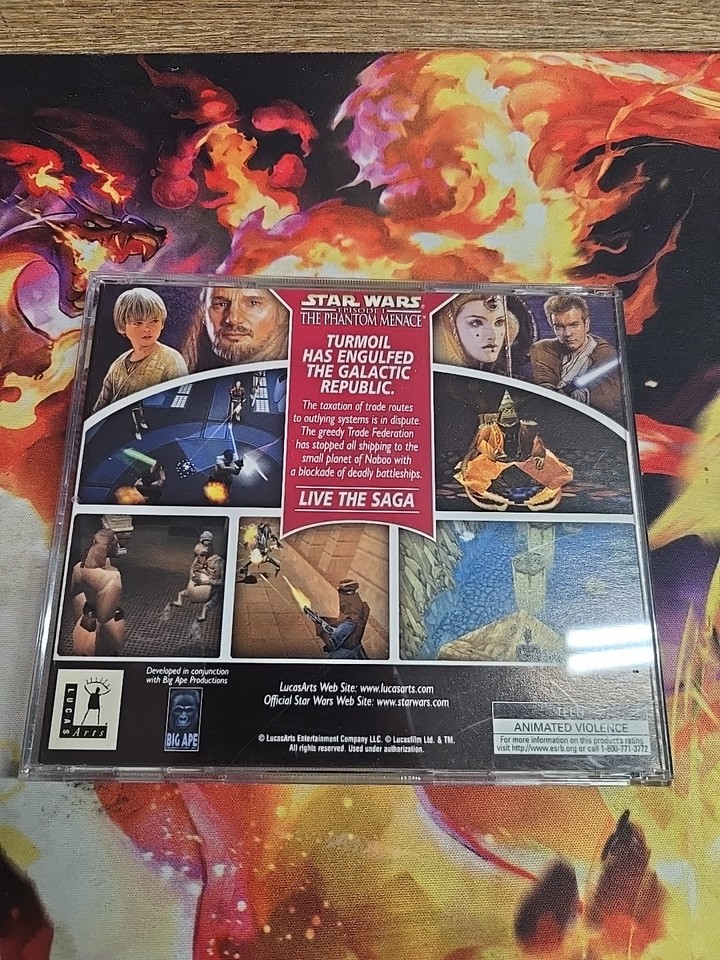 Vintage Star Wars Episode I The Phantom Menace PC / CD-ROM Windows 95/ ...