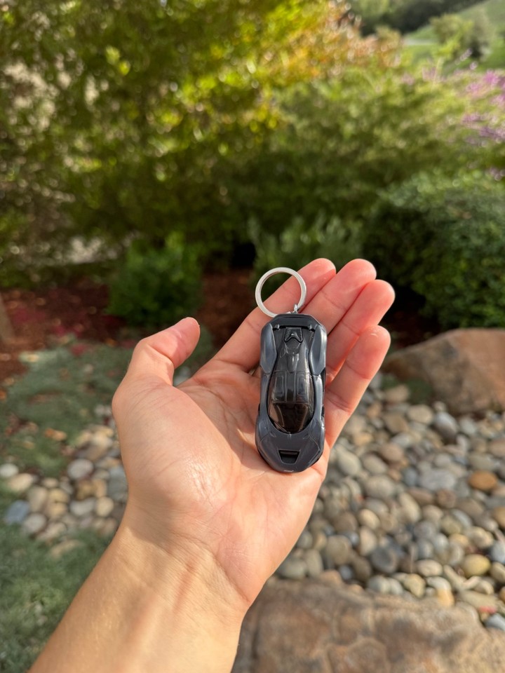 McLaren W1 Matte Black Keychain Keyring Accessories Mini Supercar Charm | eBay