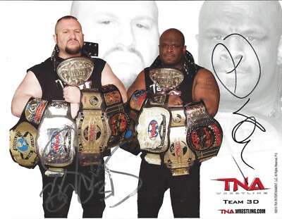 ** PLEASE READ ** M4015 Dudley Boys Autographed Wrestling Photo w/COA ...