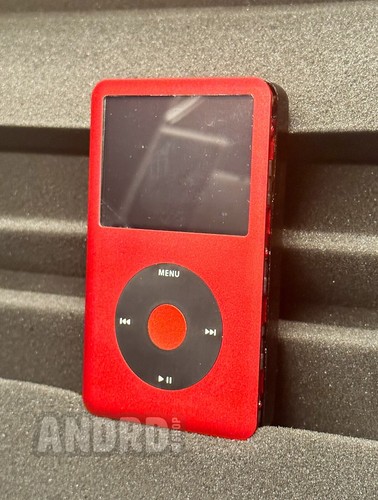 Custom Red Apple iPod Classic 7th Gen -📳 Taptic Mod 📳- 3000mah 512GB ...