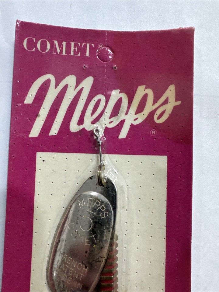 MEPPS Comet 5 Minnow Spinner Lure Treble Hooks Made in France NEW | eBay