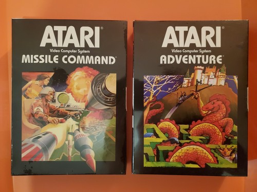 ADVENTURE & MISSLE COMMAND Atari 2600 & XP Limited 50th Anniversary ...