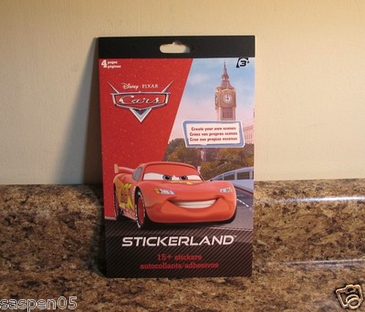 Disney Pixar CARS Stickerland Sticker And Scene Activity Set NEW | eBay