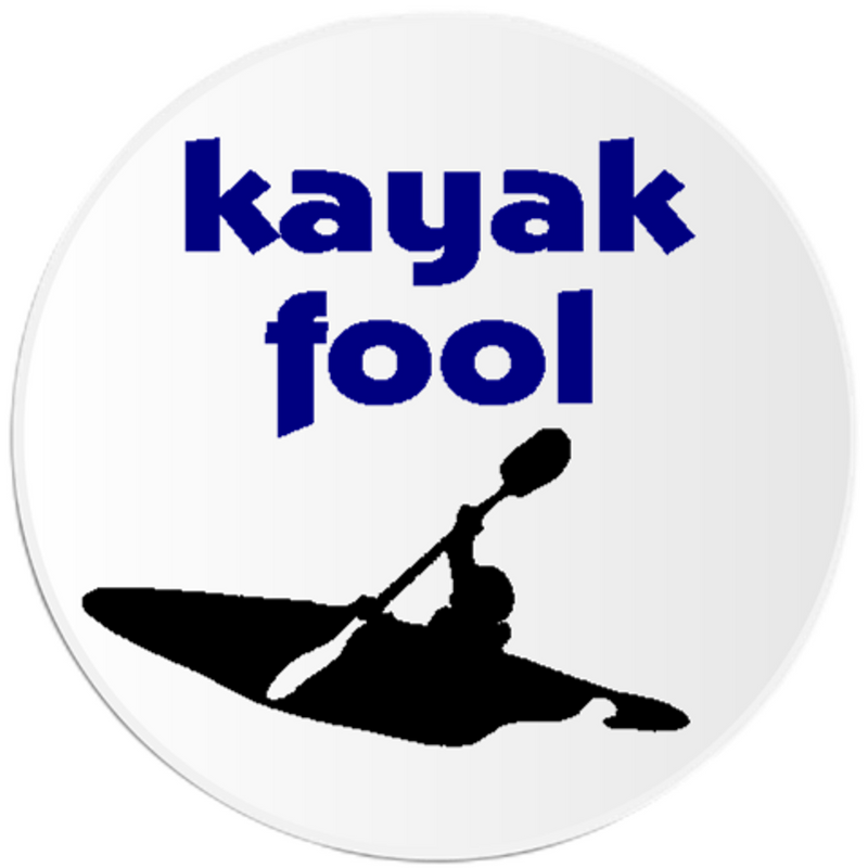 Kayak Fool - 25 Pack Circle Stickers 3 Inch - Kayaking Humor | eBay