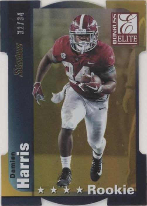 2019 Panini Donruss Elite - Rookies Damien Harris #113 1999 Elite ...