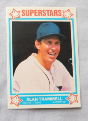 1989 Cereal Superstars #10 Alan Trammell Detroit Tigers Baseball Card ...