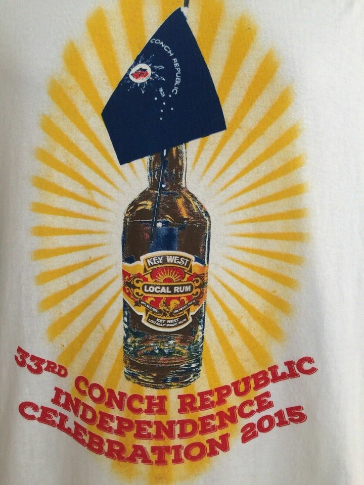 Conch Republic Independence Celebration Key West, FL 2015 Rum T Shirt ...