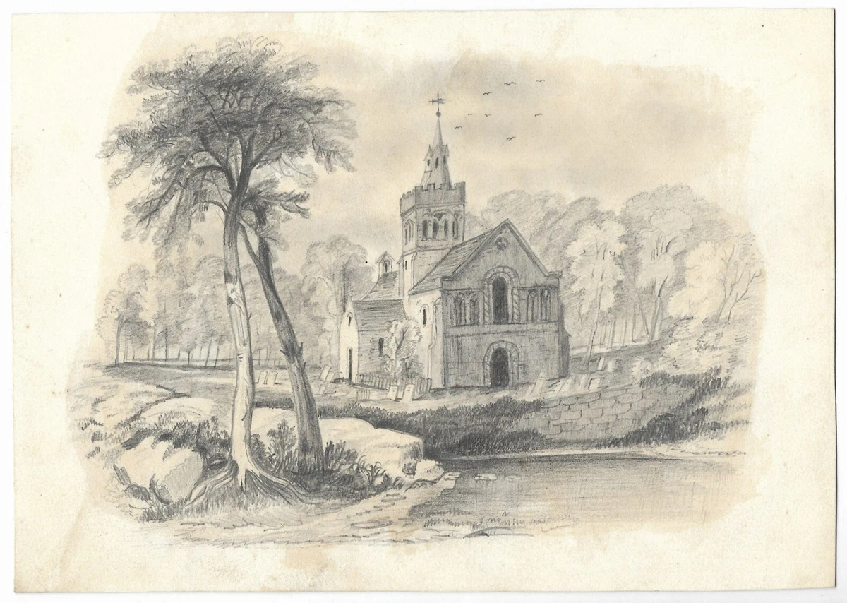 Graveyard Pencil Drawings