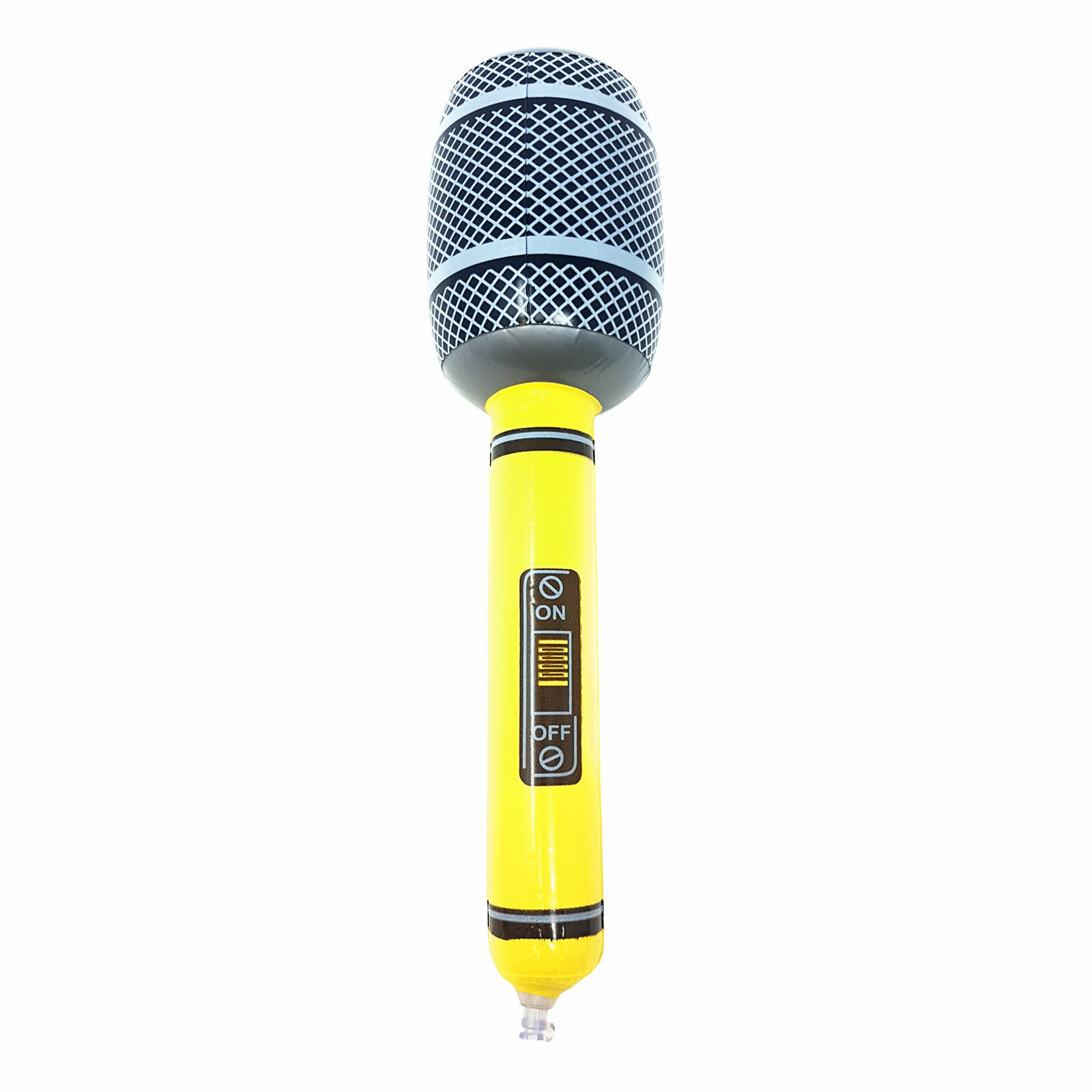 Inflatable Microphone Blow Up Fancy Dress Party Disco Musical Accessory ...