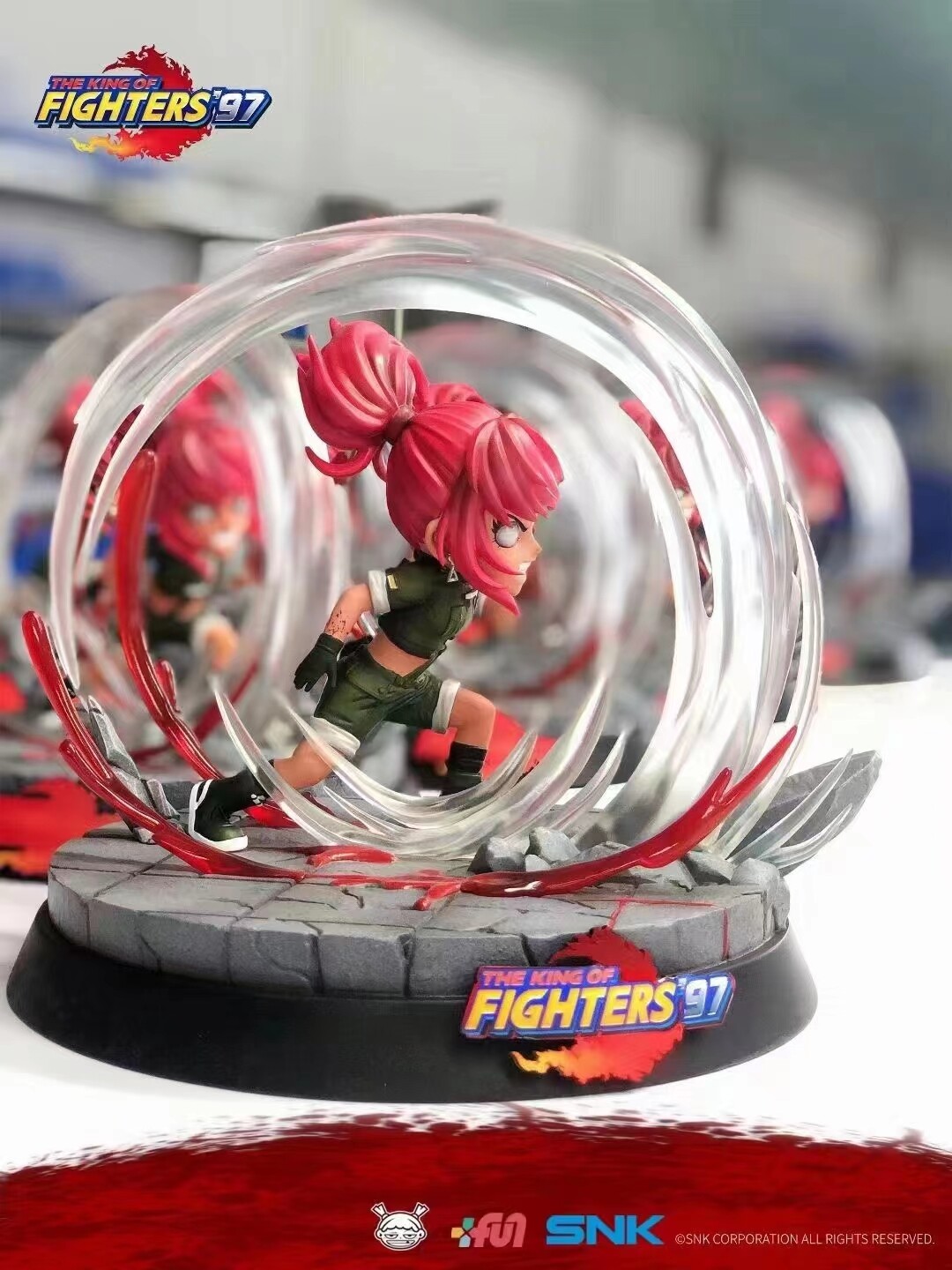 EF Studio THE KING OF FIGHTERS SNK 1/8 Leona Heidern Resin Paintd Model ...