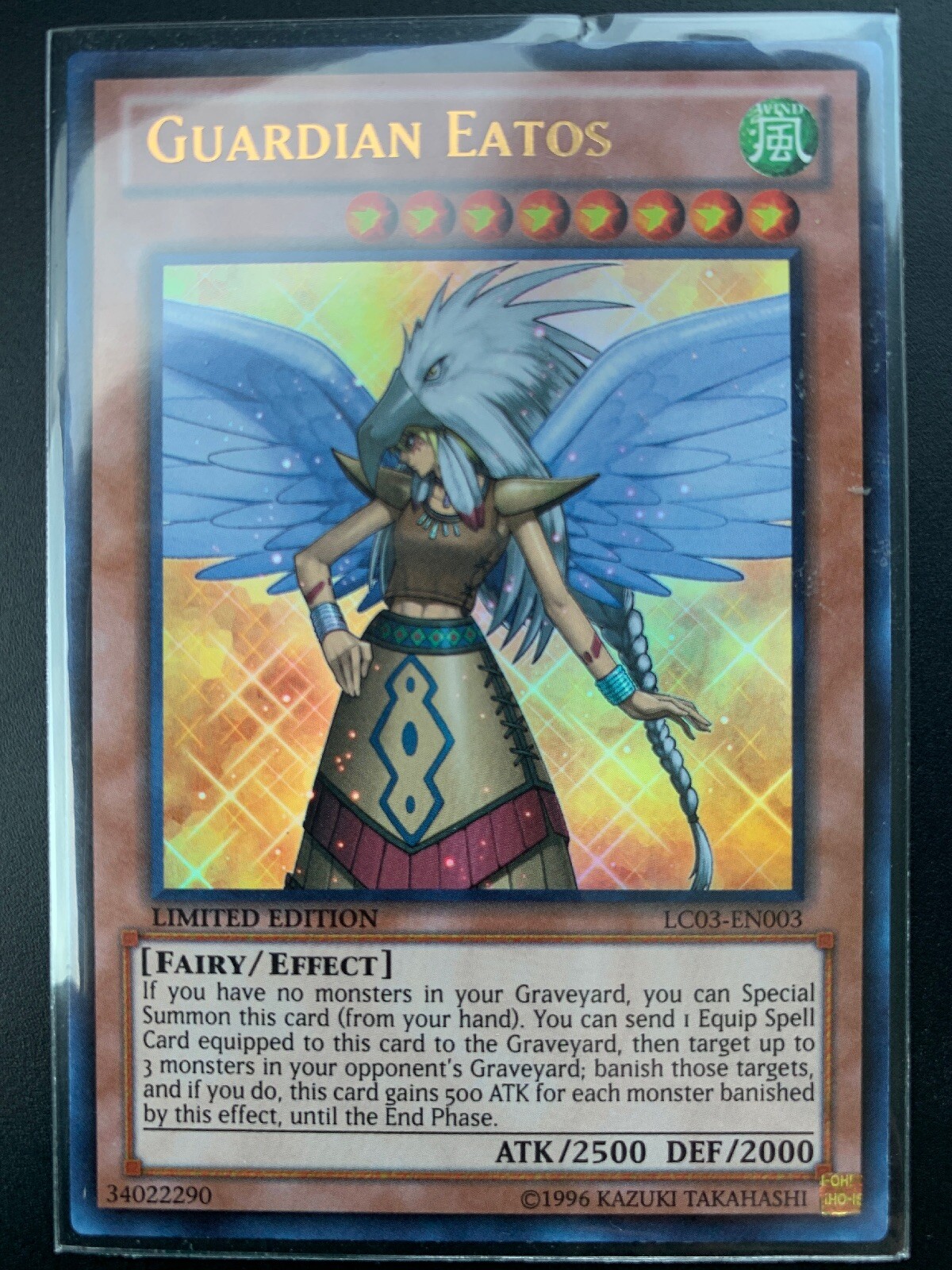Yugioh Guardian Eatos LC03-EN003 Limited Edition Ultra Rare | eBay