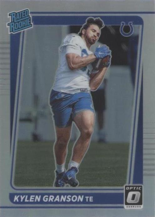 2021 Panini Donruss - Rated Rookie Kylen Granson #P-321 Optic Preview ...