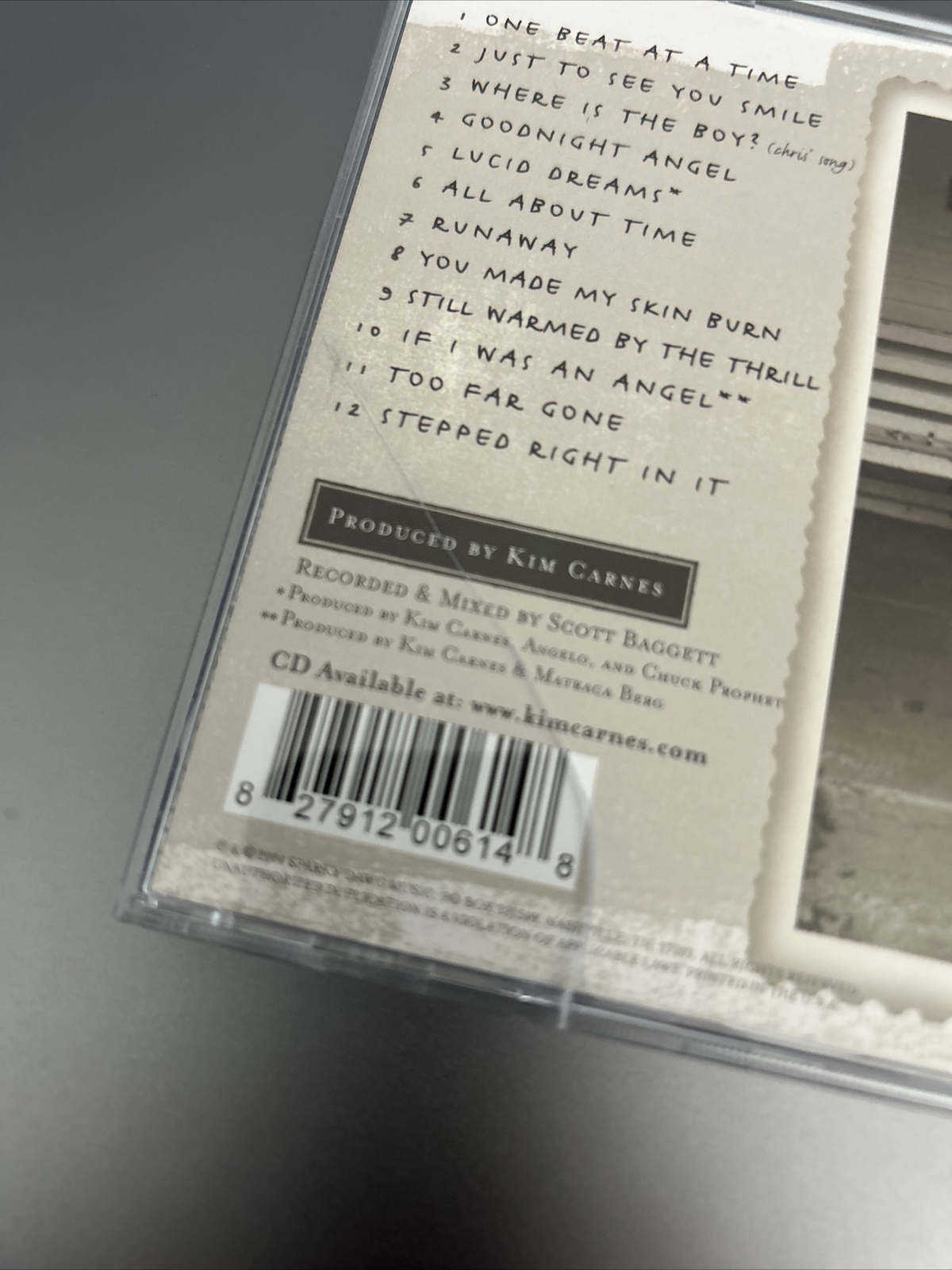 Signed CD Booklet Insert ~ KIM CARNES: CHASIN' WILD TRAINS ...