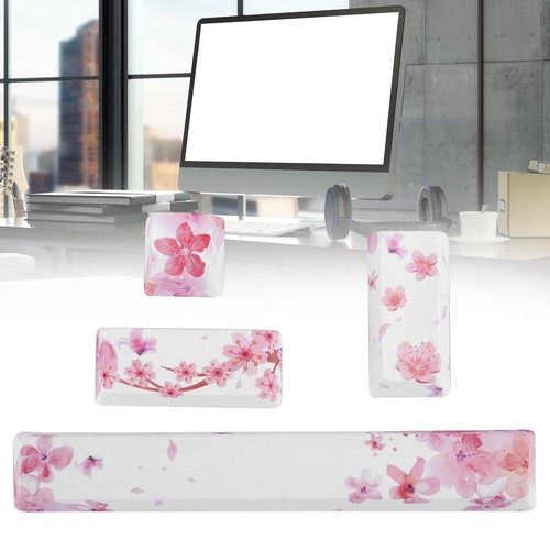 DIY Sakura Pattern Keycaps Space KeyESC KeyEnter KeyNumpad Enter Key ...