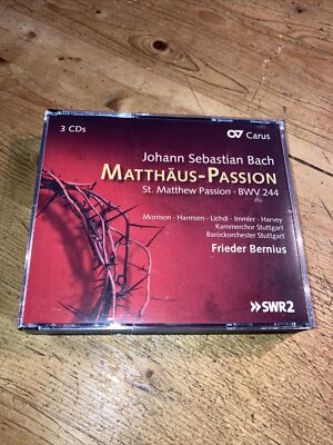 Matthäus-Passion St. Matthew Passion - BWV 244 von Johann Sebastian ...
