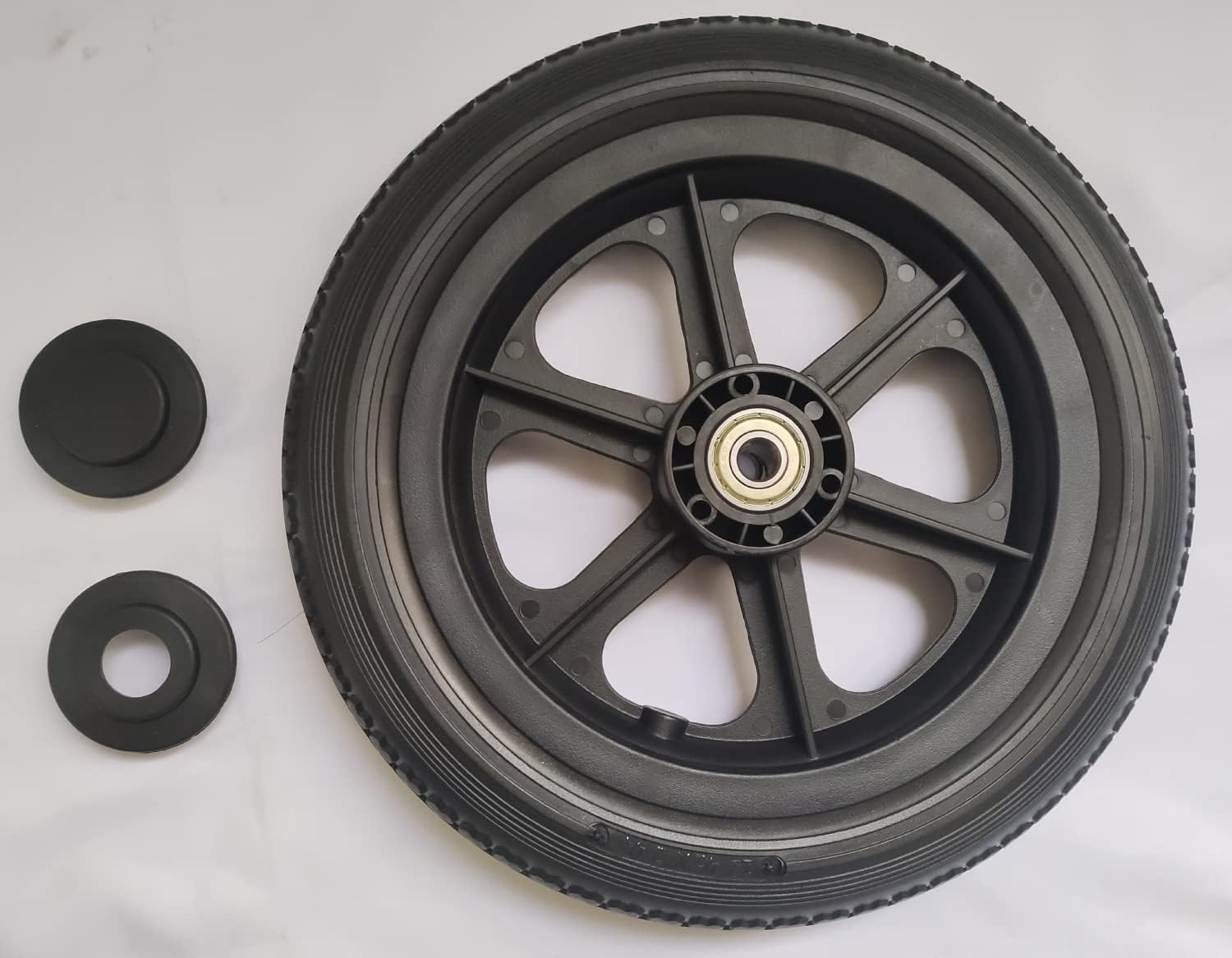 Wheelchair 12 inch Rear Wheel.12 1/2 x 2 1/4 Replacement Wheels Solid ...