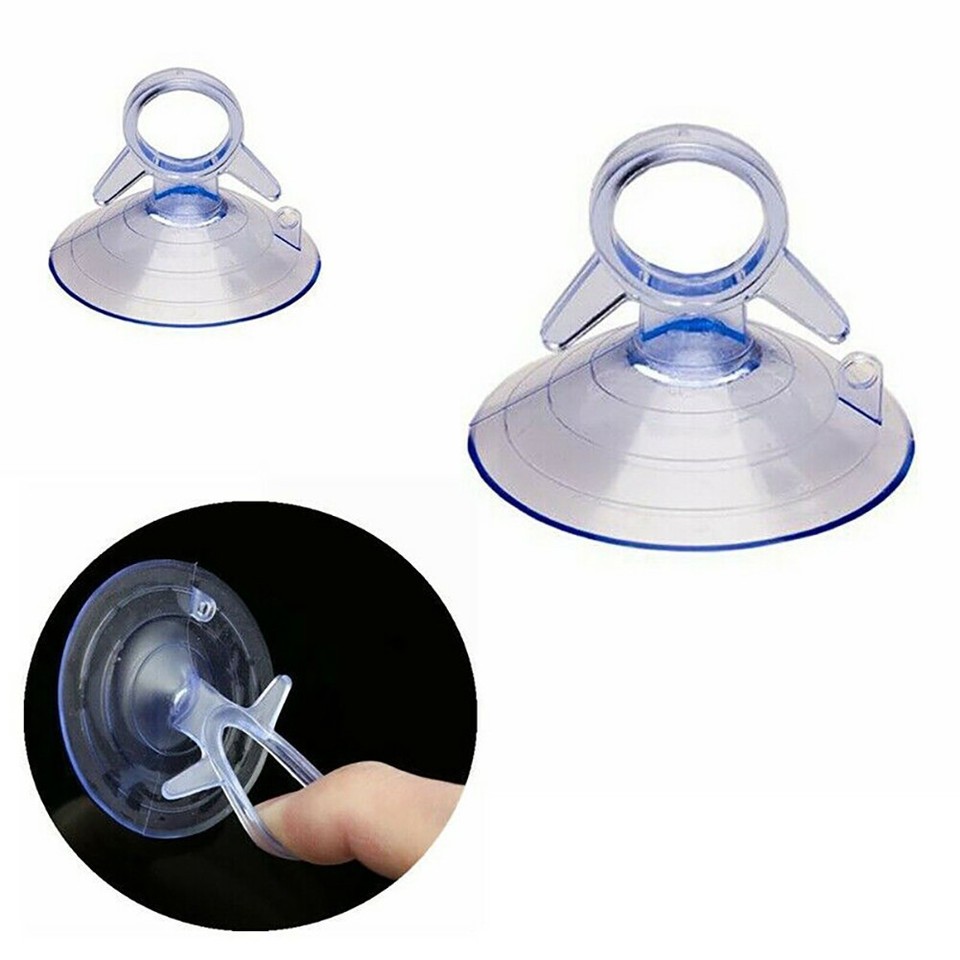 Window Hooks Suction Cup 20pcs 45mm Accessories Car Clear PVC Pads ...