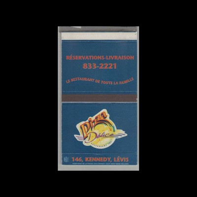 Flattened Matchbox - Pizza Place Pizza Delice | eBay