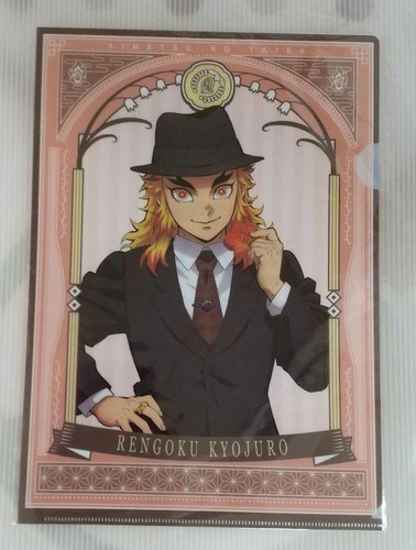 Q-Pot. Demon Slayer Rengoku Kyojuro Clear File AGF 2024 Waterproof | eBay